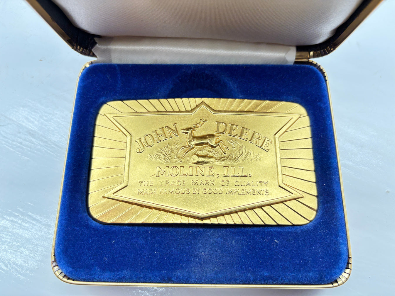 John Deere 1984 Belt Buckle – Creekside Farm Toys