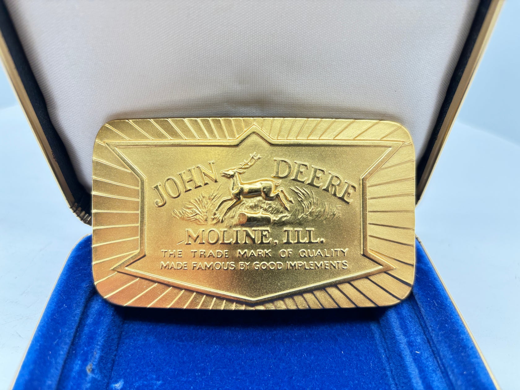 John Deere 1984 Belt Buckle – Creekside Farm Toys