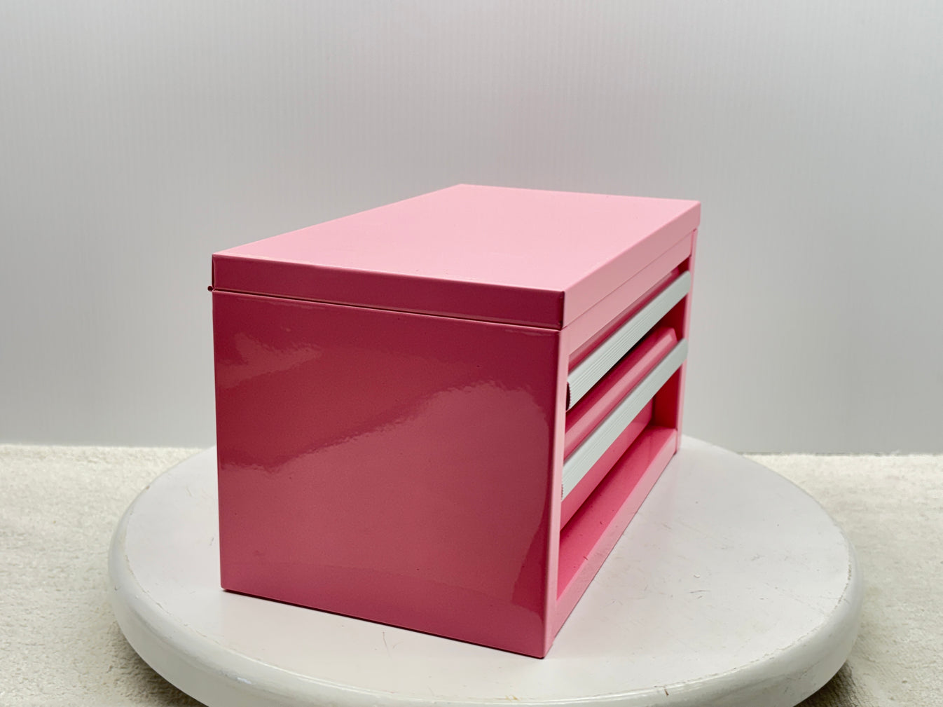 MasterCraft Mini Steel Toolbox ''Pink'' – Creekside Farm Toys