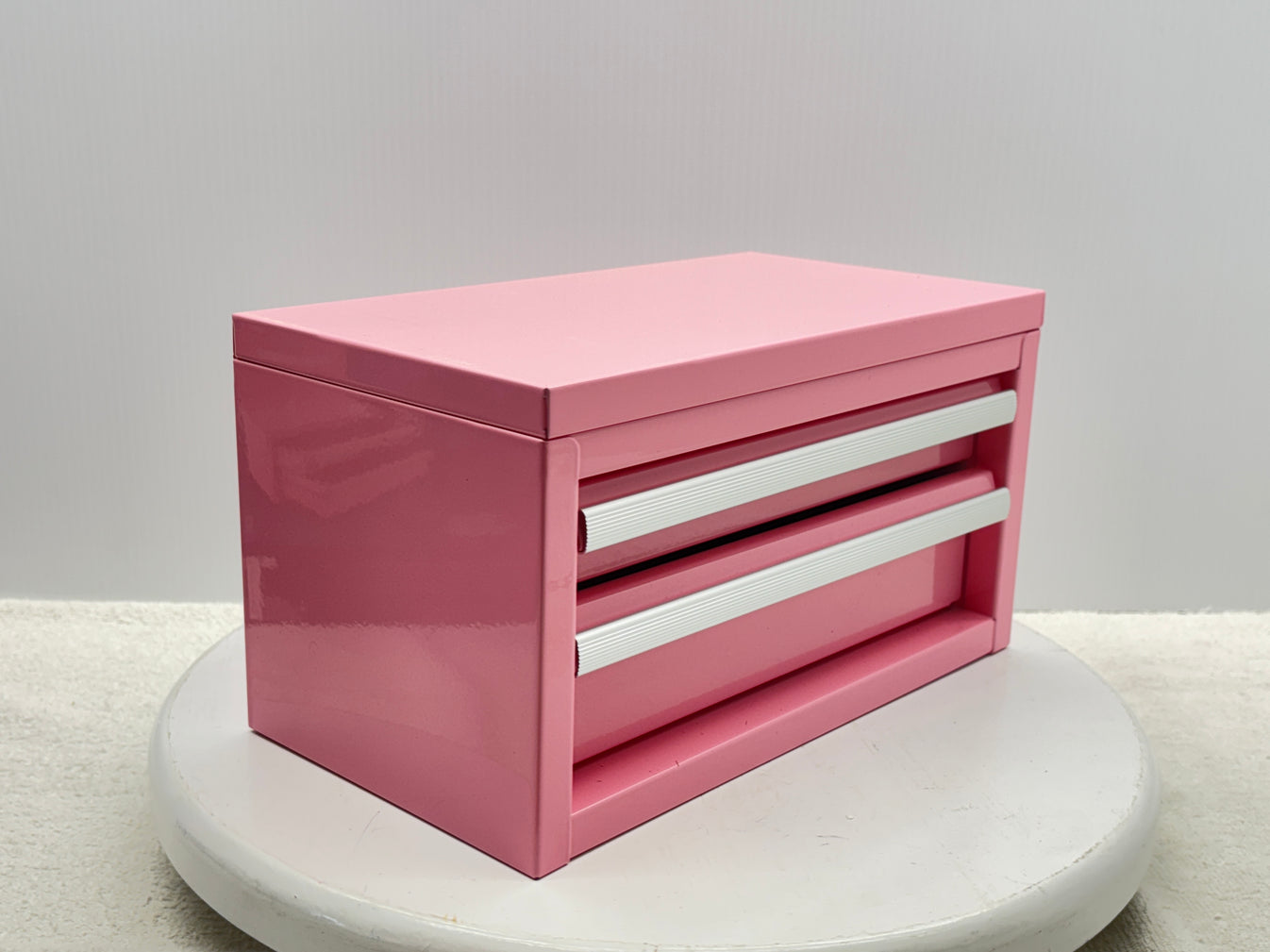 MasterCraft Mini Steel Toolbox ''Pink'' – Creekside Farm Toys